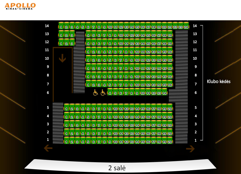 Apollo Kinas Akropolyje - Apollo Kinas